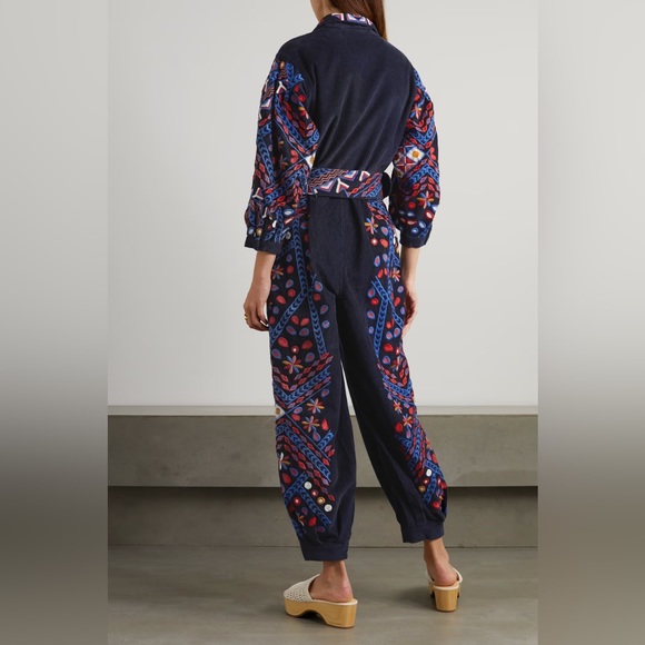 FARM Rio | Pants & Jumpsuits | Farm Rio Embroidery Corduroy Jumpsuit ...